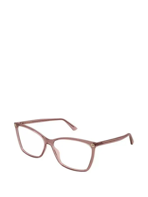 Gucci Square-frame Glasses - Pink