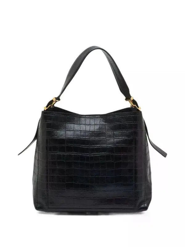 Furla Crocodile-embossed Shoulder Bag