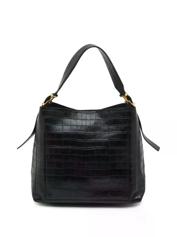 Furla Crocodile-embossed Shoulder Bag