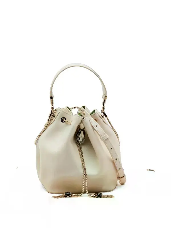 BVLGARI Serpenti Forever Drawstring Bucket Bag