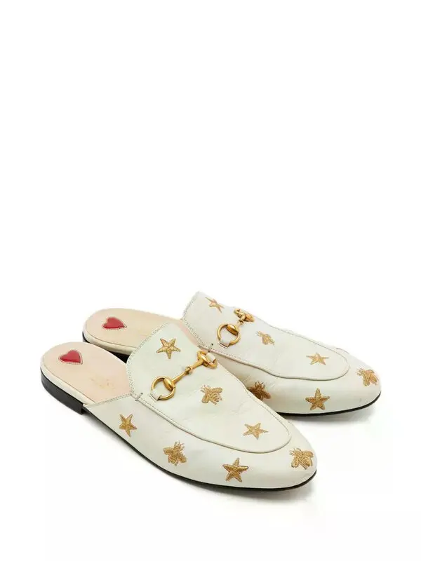 Gucci Princetown Leather Mules