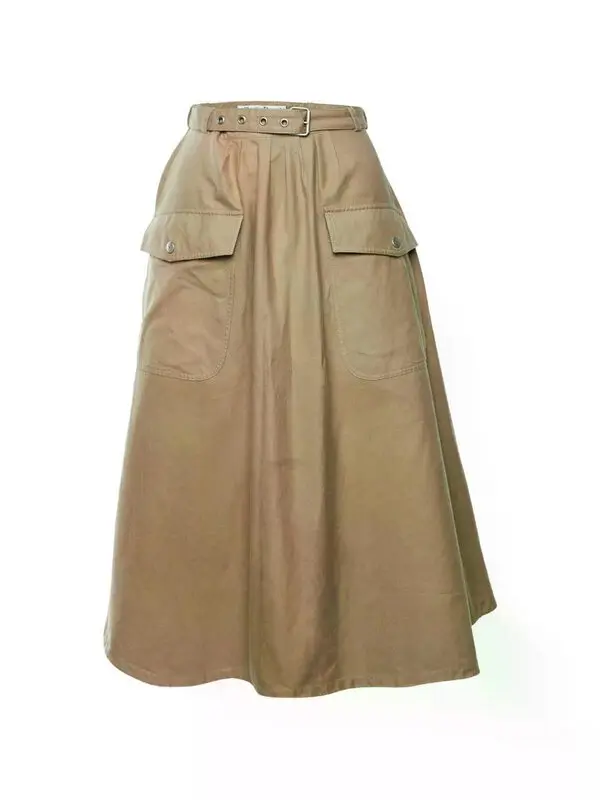 Dior Belted A-line Skirt