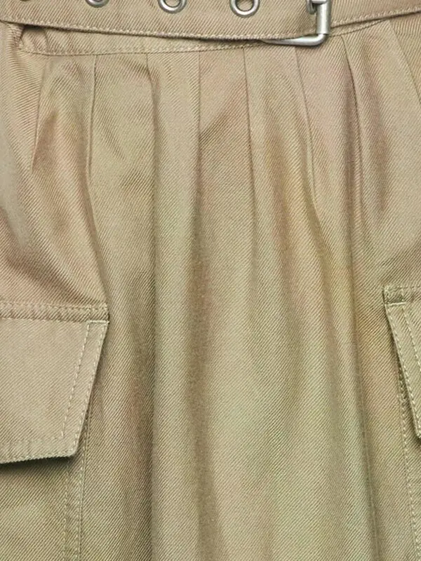 Dior Belted A-line Skirt