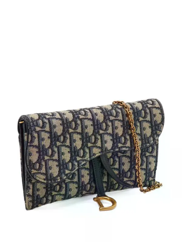 Dior 2022 Saddle Oblique Canvas Crossbody Bag