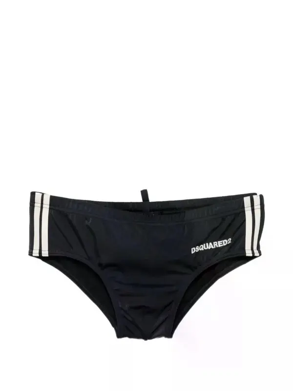 Dsquared2 Logo-print Side-stripe Swim Briefs