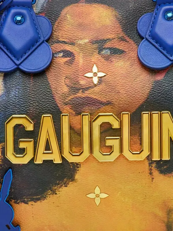 LOUIS VUITTON 2017 X Jeff Koons Masters Gauguin 30 Speedy Tote Bag