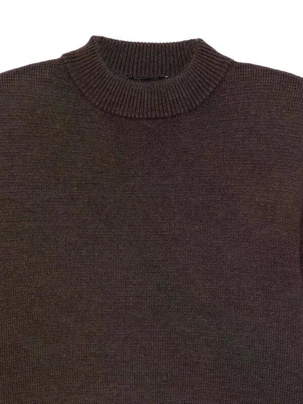 WILLY CHAVARRIA Ribbed-knit Elbow-sleeve Sweater