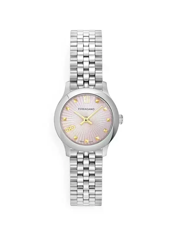 FERRAGAMO Duo 25mm Watch - Pink