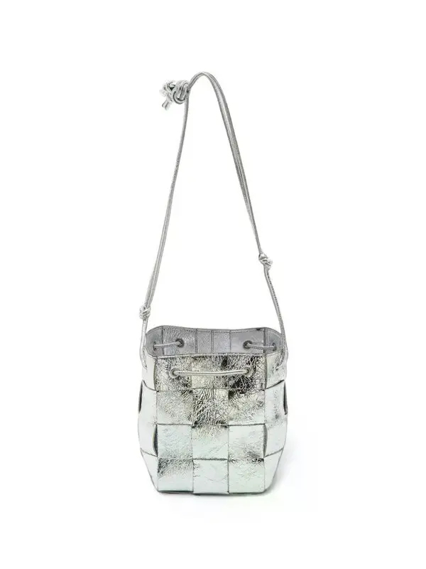 Bottega Veneta Small Cassette Bucket Bag - Silver