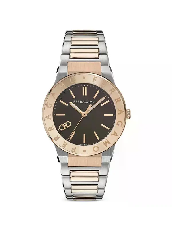 FERRAGAMO Sapphire 41mm Watch - Brown