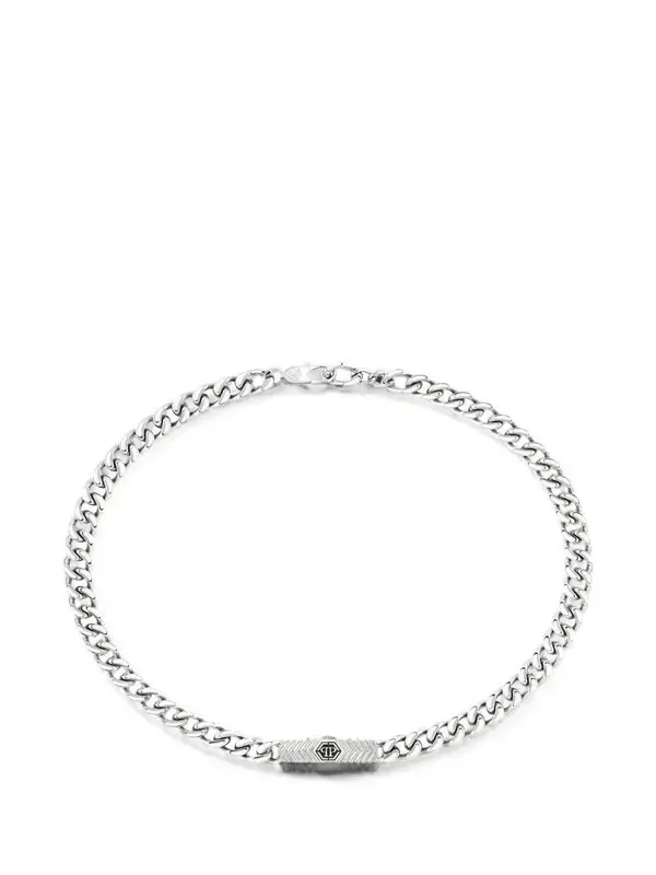 Philipp Plein Plein Tag Gourmette Necklace