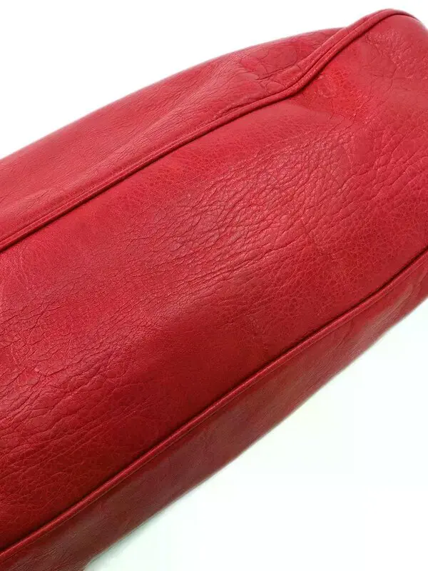 Balenciaga Lambskin Tote Bag - Red