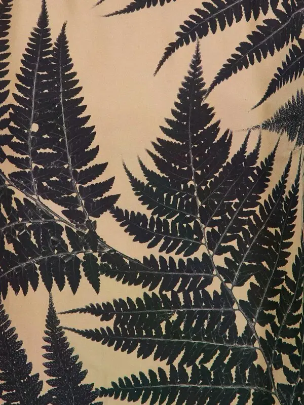 Stella McCartney Leaf-print Silk Mini Dress
