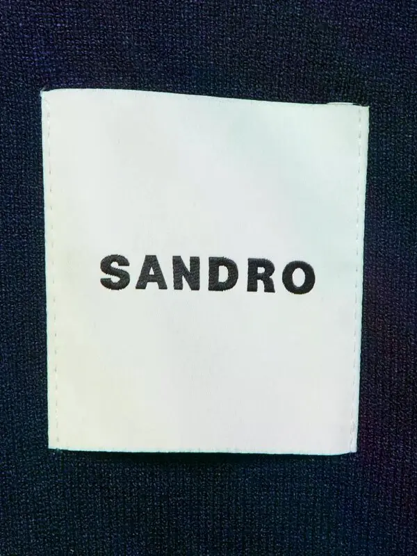 Sandro Denim-mix Short Jacket
