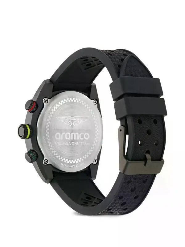 ASTON MARTIN Dwf Carbon Fibre 43mm Watch - Black