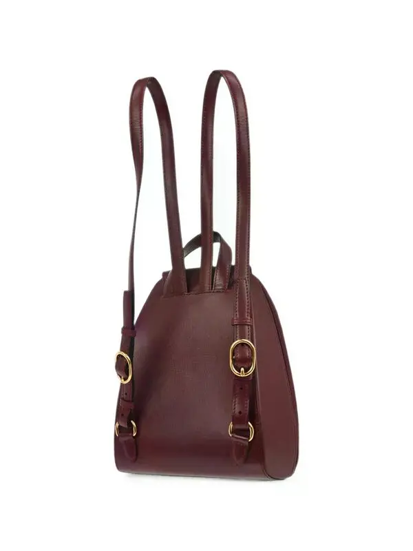 Cartier 1990-2000s Logo-embossed Leather Backpack