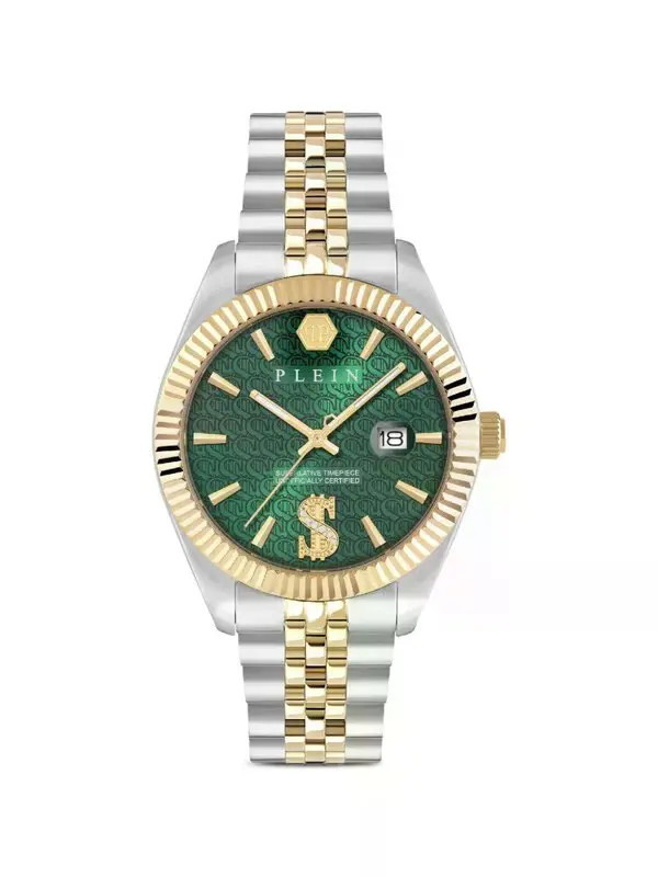 Philipp Plein Date Superlative 41mm Watch - Green