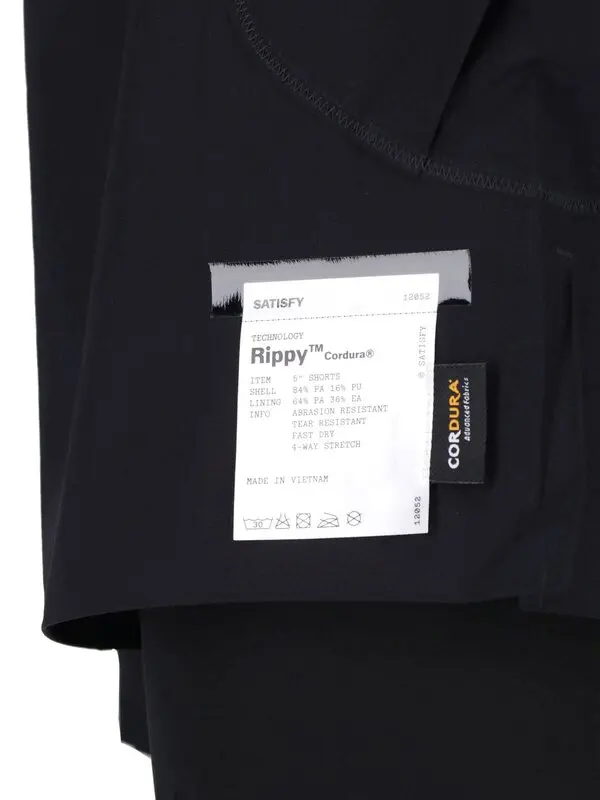 Satisfy Sports Shorts "rippy™ Cordura - Black
