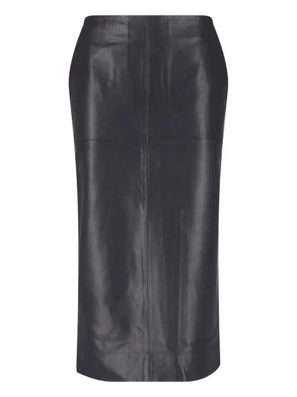 ALMADA Midi Leather Skirt "birdy