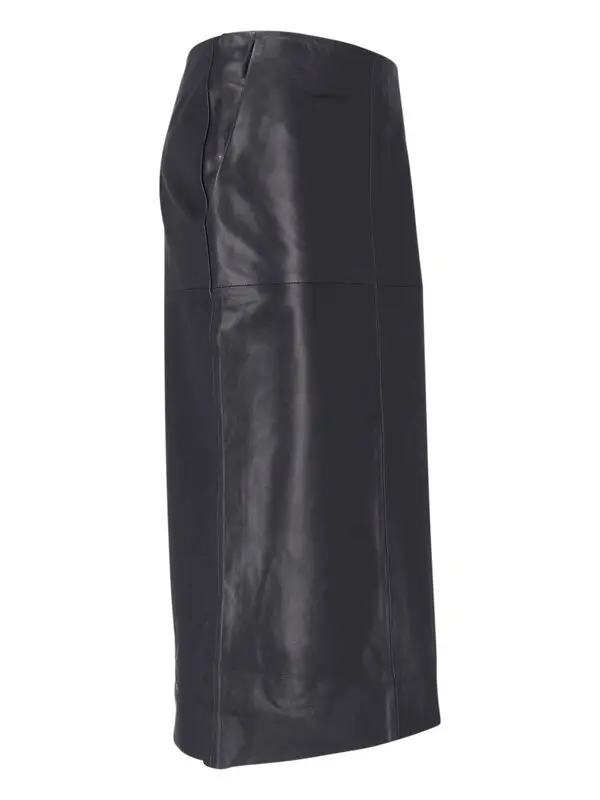 ALMADA Midi Leather Skirt "birdy