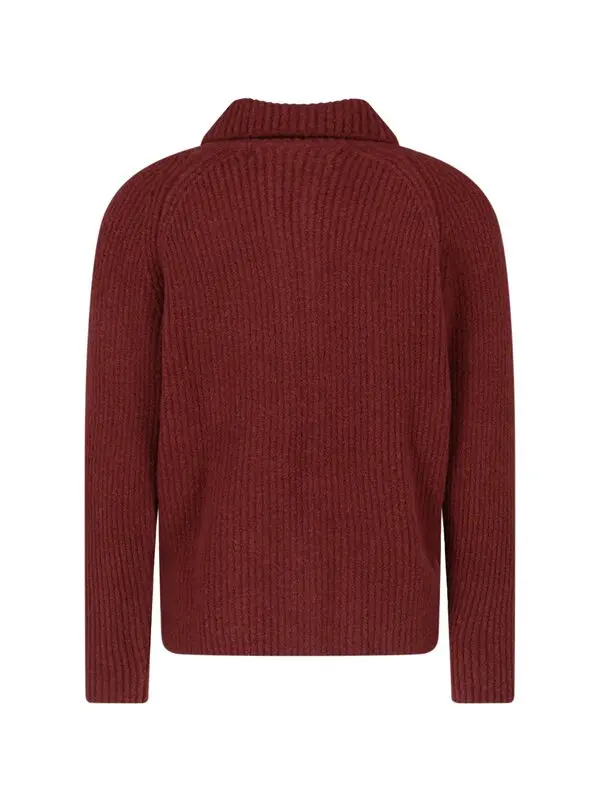 MASSIMO OSTI STUDIO Cardigan With Zip In Wool Blend