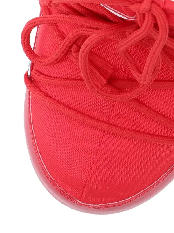 Moon Boot Padded Ankle Boots "icon Low - Red