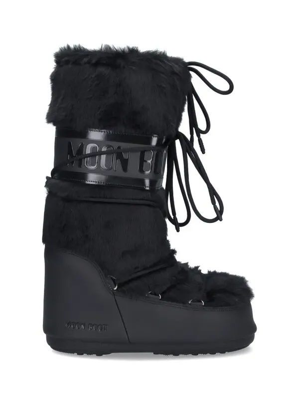 Moon Boot Padded Boots "icon - Black