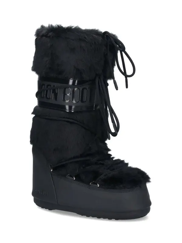 Moon Boot Padded Boots "icon - Black