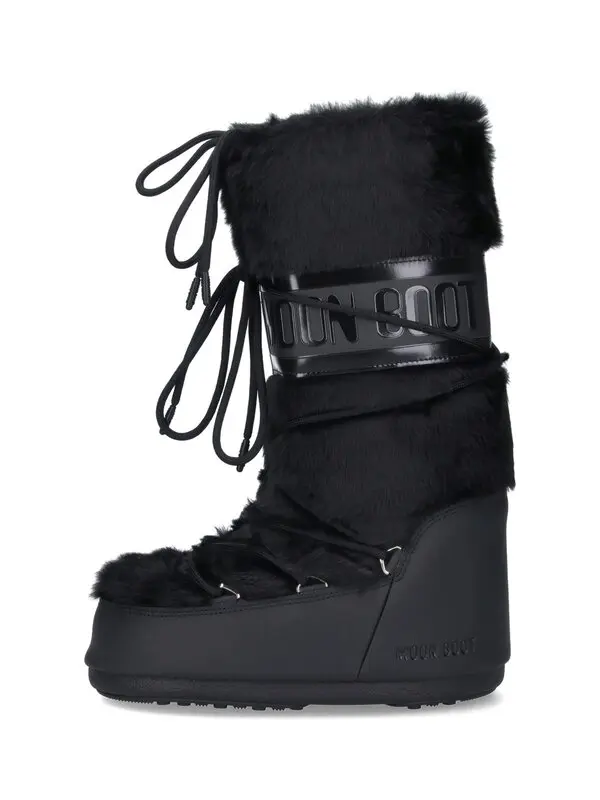 Moon Boot Padded Boots "icon - Black
