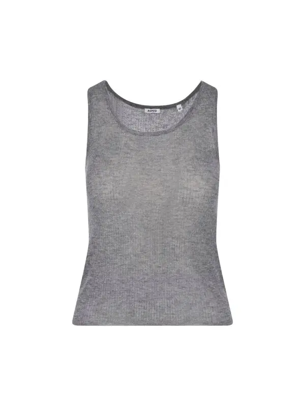 Aspesi Tank Top In Wool Blend