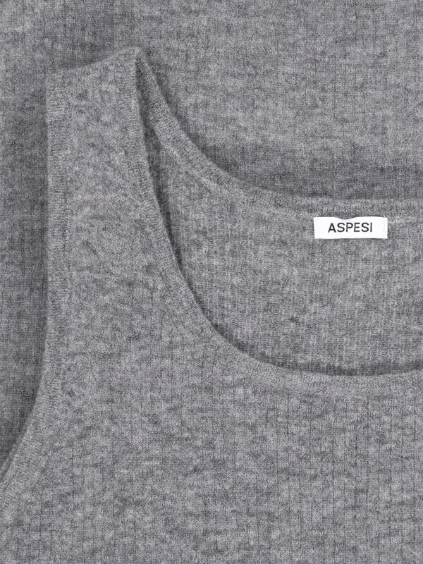 Aspesi Tank Top In Wool Blend