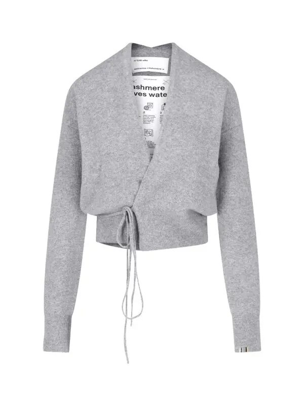 Extreme Cashmere Tie Cardigan "ella