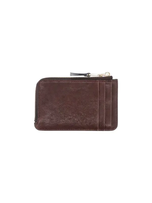 Miu Miu Grained Lambskin Zip Card Holder