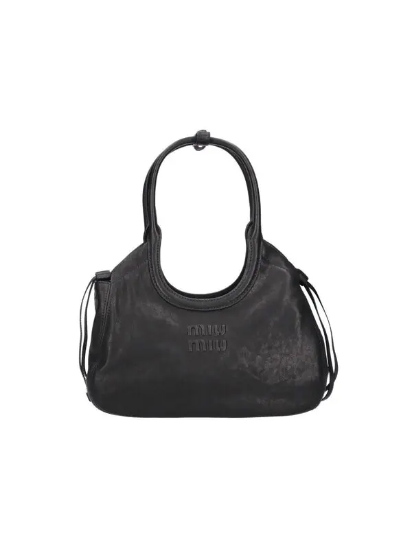 Miu Miu Small Tote Bag "ivy - Black