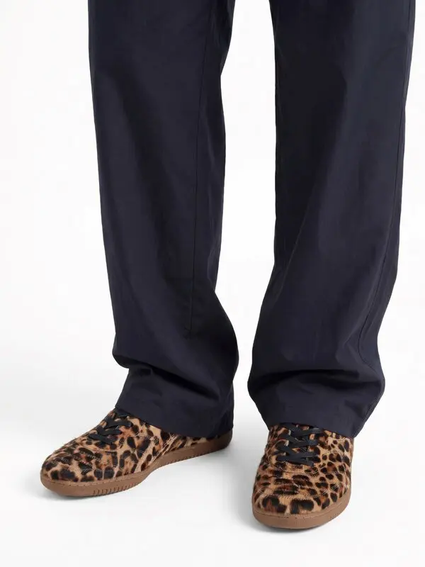 Dolce & Gabbana X Diadora Animal Print Leather Sneakers