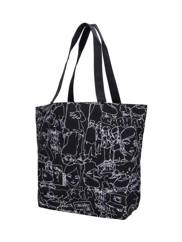 Carhartt Work In Progress Tote Bag “blinkerfluid - Black