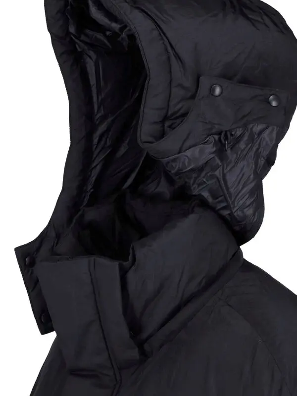 Y3 Quilted Tie-front Down Jacket