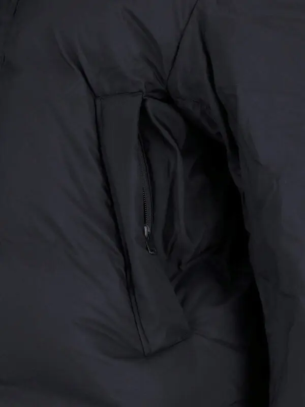 Y3 Quilted Tie-front Down Jacket