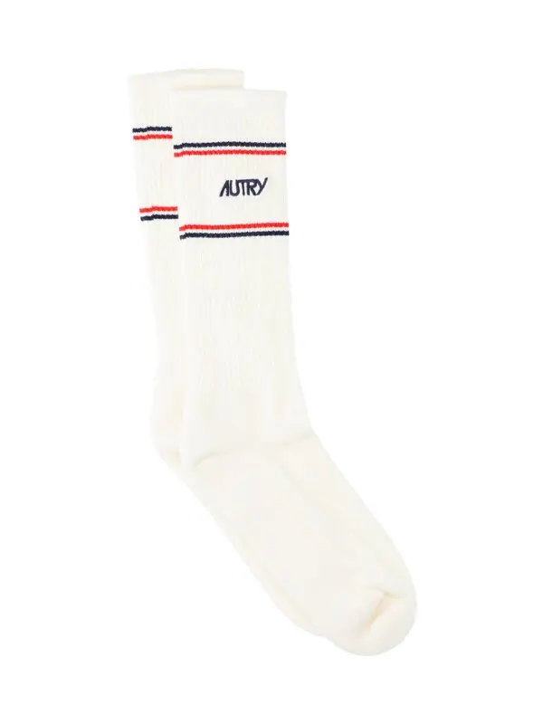 AUTRY X Maison Kitsuné Logo Socks