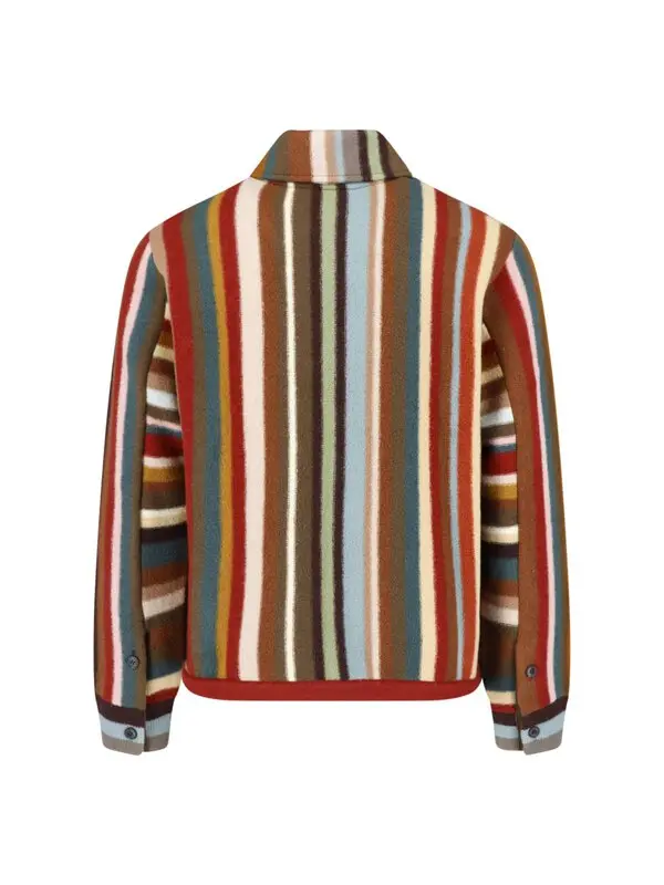 Paul Smith Zip Cardigan “signature Stripe