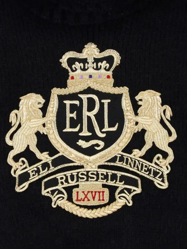 ERL Alpaca Blend Logo Sweater