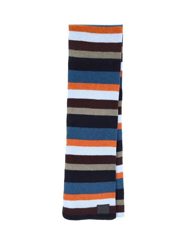 Paul Smith Striped Wool Scarf