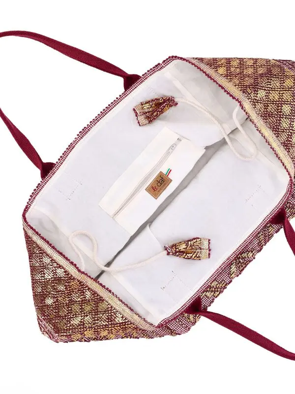 LE DAF Tote Bag "olbia - Red