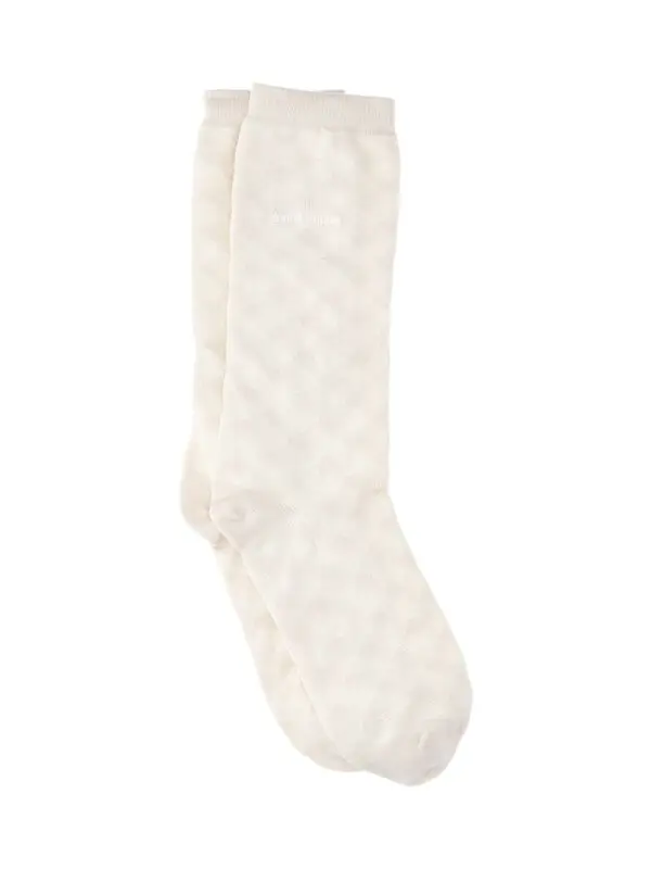 ADIDAS ORIGINALS BY WALES BONNER Set 2 Socks With Check Pattern