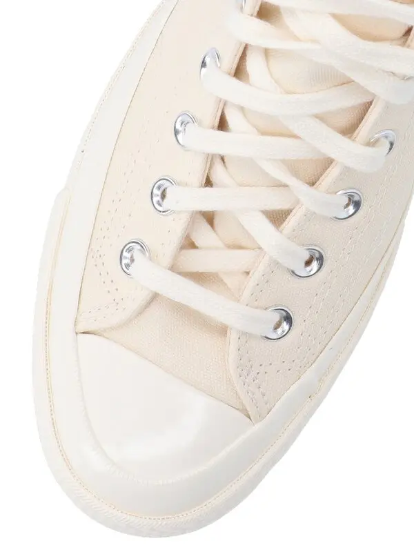 Play Comme Des Garcon High Top "converse Chuck 70" Sneakers - Beige