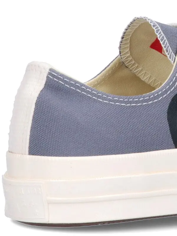 Play Comme Des Garcon Low Top “chuck Taylor” Sneakers - Gray
