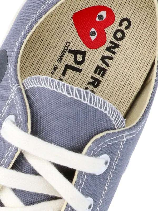 Play Comme Des Garcon Low Top “chuck Taylor” Sneakers - Gray