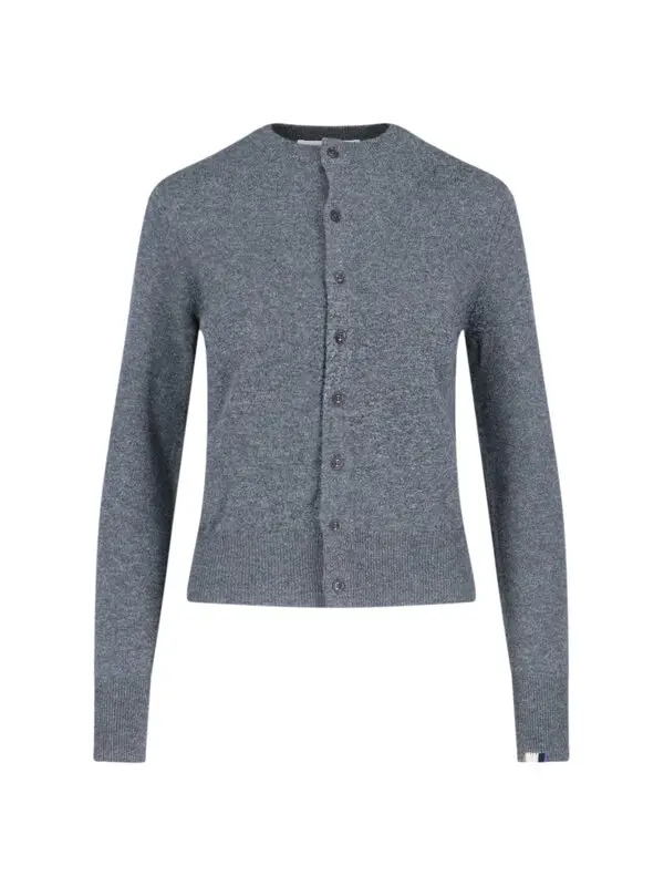 Extreme Cashmere Crewneck Cardigan "n°435 Little Lamb