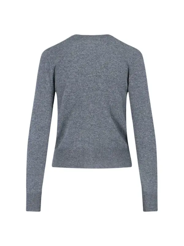 Extreme Cashmere Crewneck Cardigan "n°435 Little Lamb