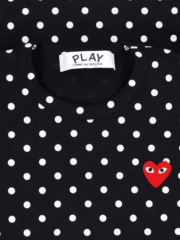 Play Comme Des Garcon Polka Dot Sweatshirt